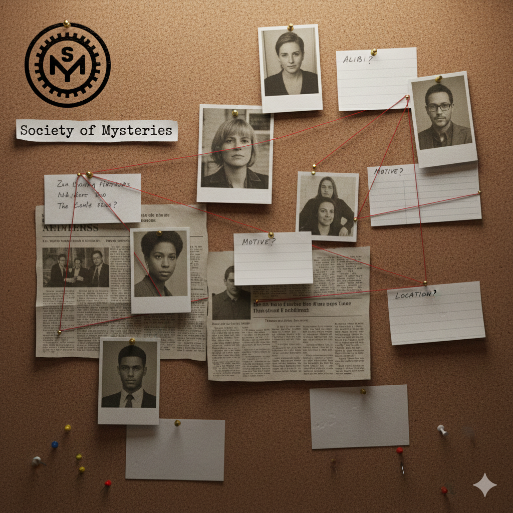 Society of Mysteries | Create Custom Murder Mystery Party Kits